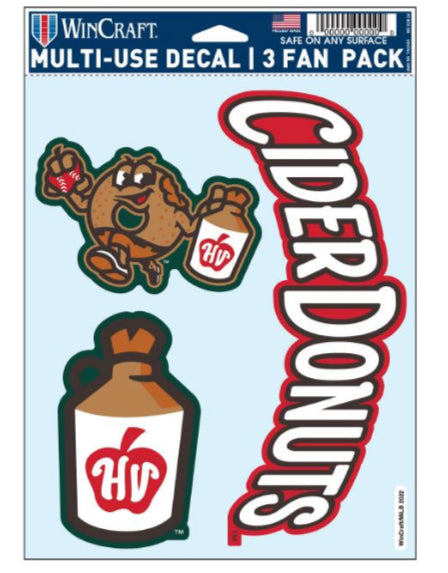 Cider Donuts Multi-Use Decals - 3 Pack – HV Renegades - The Den Pro Shop